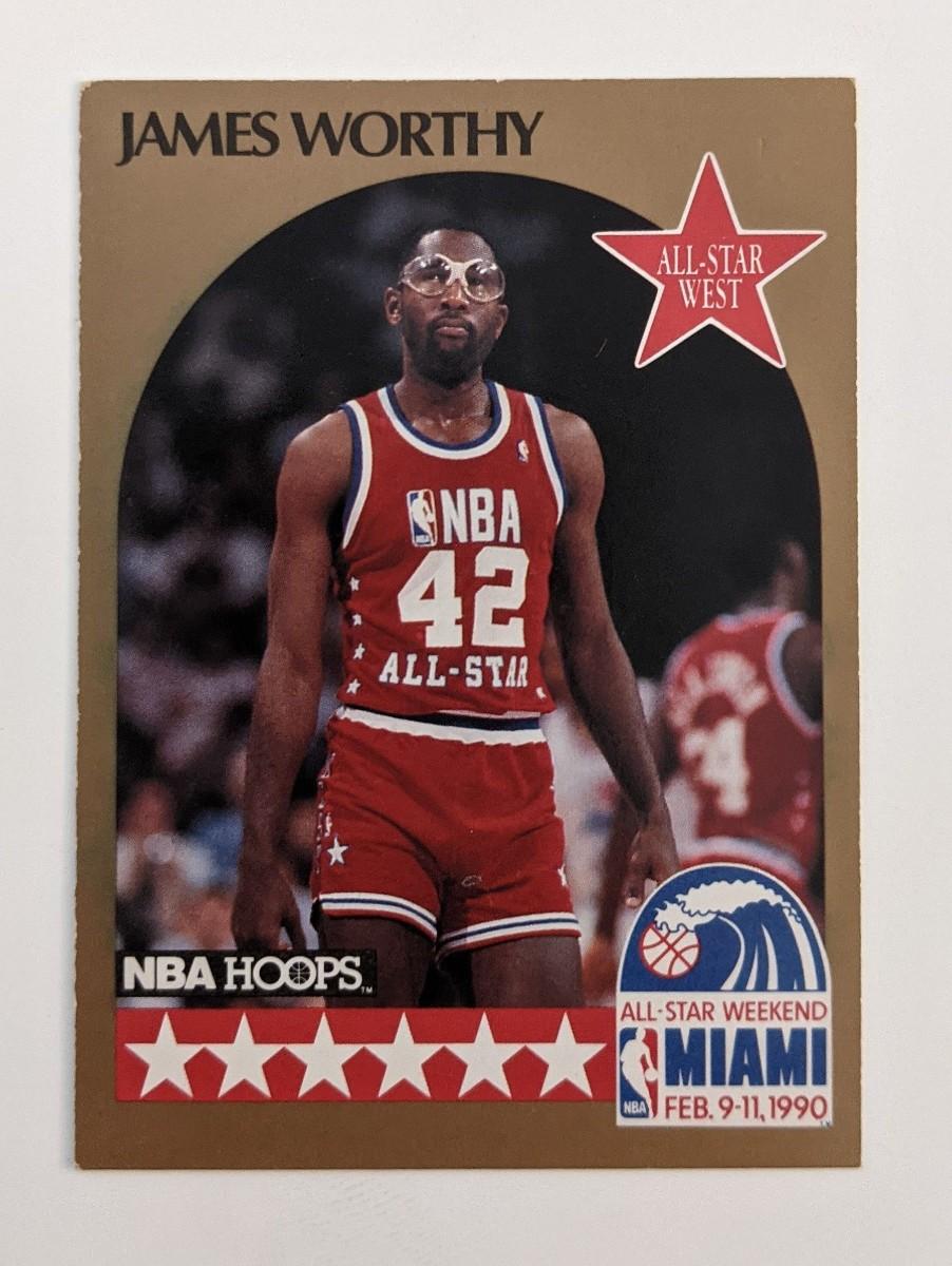 James Worthy Lakers NBA Hoops Basketball Card | EstateSales.org