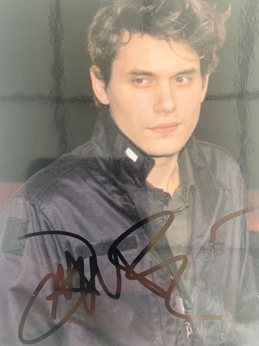 John Mayer signed photo | EstateSales.org