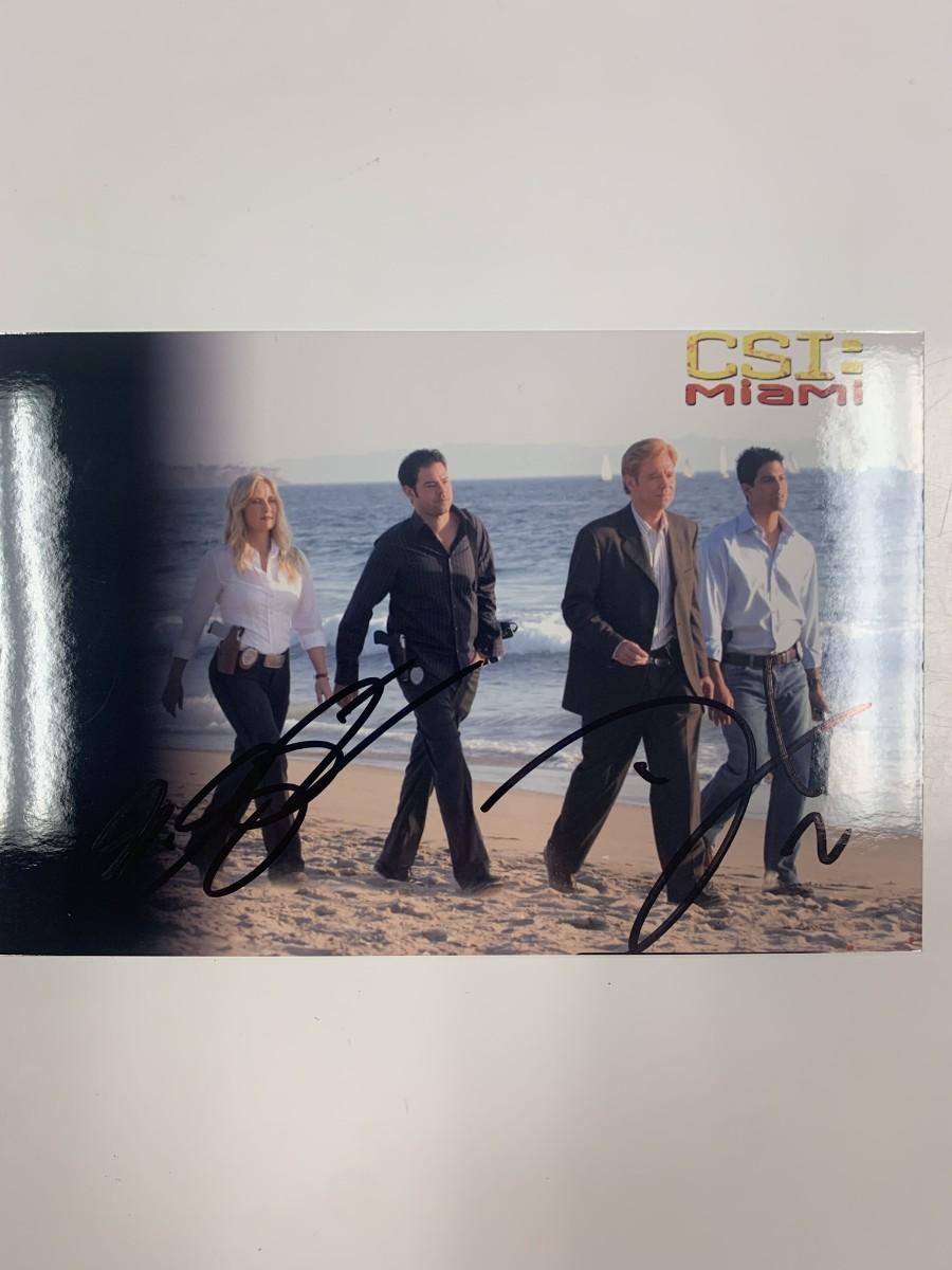 CSI: Miami cast signed photo | EstateSales.org