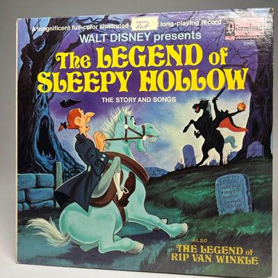 Vintage Walt Disney presents The Legend of Sleepy Hollow Story & Songs ...