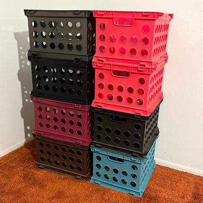 STERILITE ~ (8) Stackable Crates | EstateSales.org