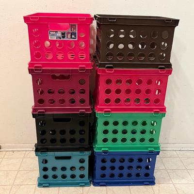 STERILITE ~ (8) Stackable Crates | EstateSales.org