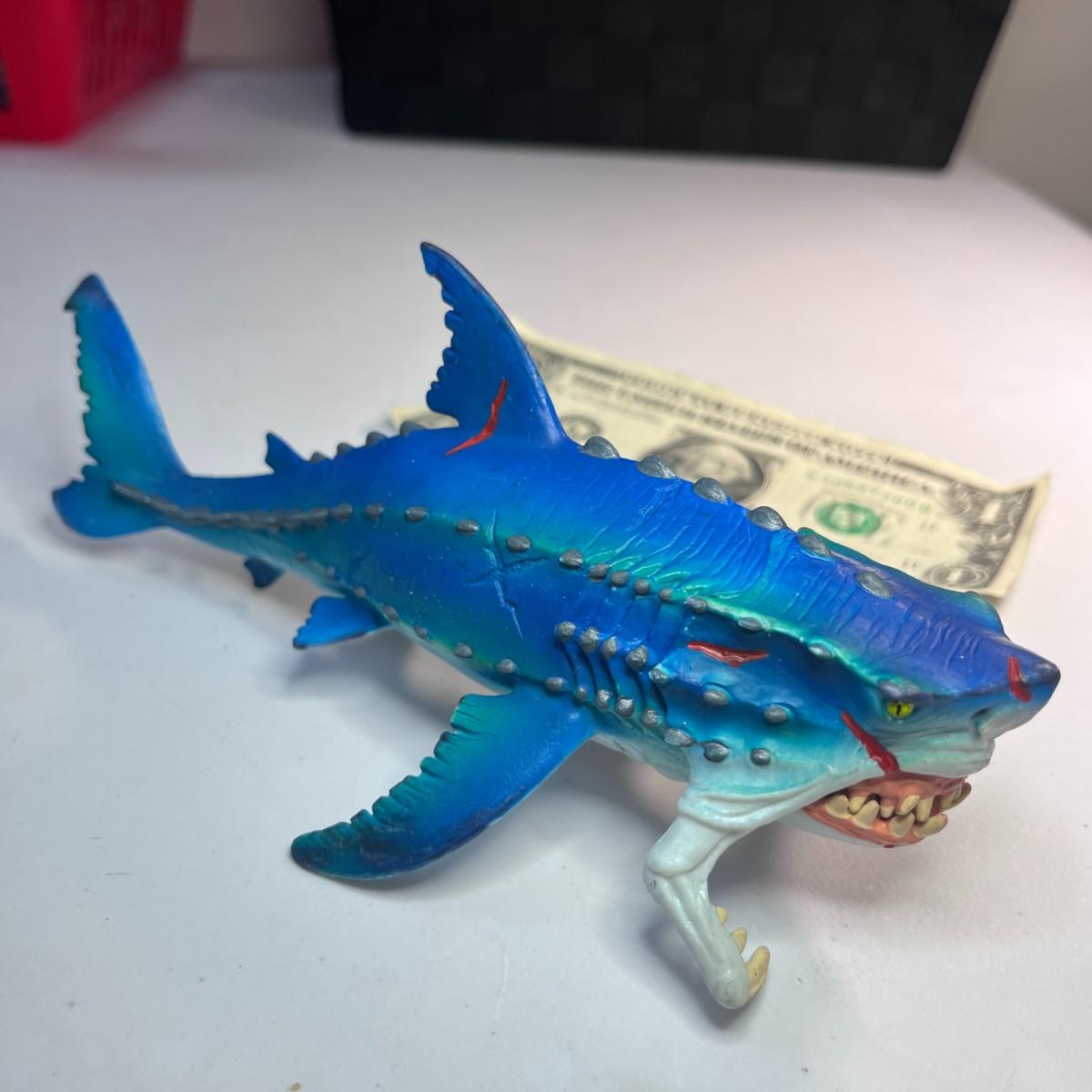 8” PLASTIC PREHISTORIC SHARK? FIGURE | EstateSales.org