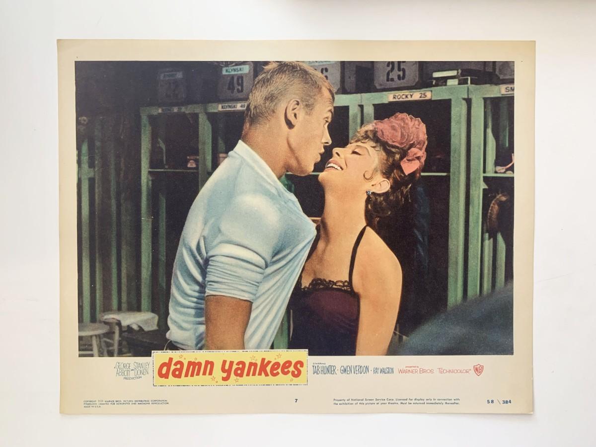 Damn Yankees original 1958 vintage lobby card on heavy card stock ...