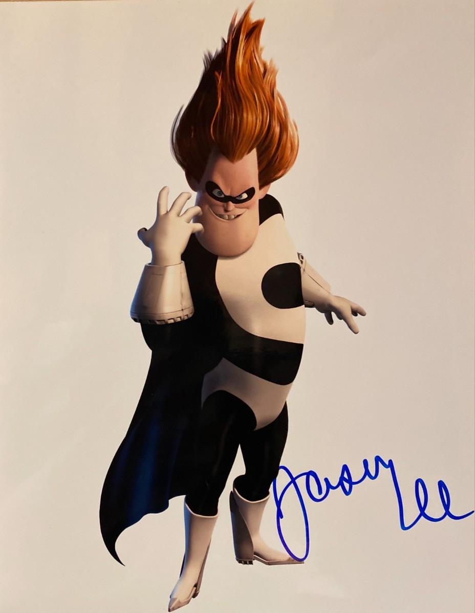 The Incredibles Jason Lee signed movie photo | EstateSales.org