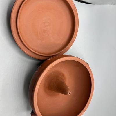 Vintage Chinese Red Clay Hot Pot Rice Steamer Cooker Pottery ...