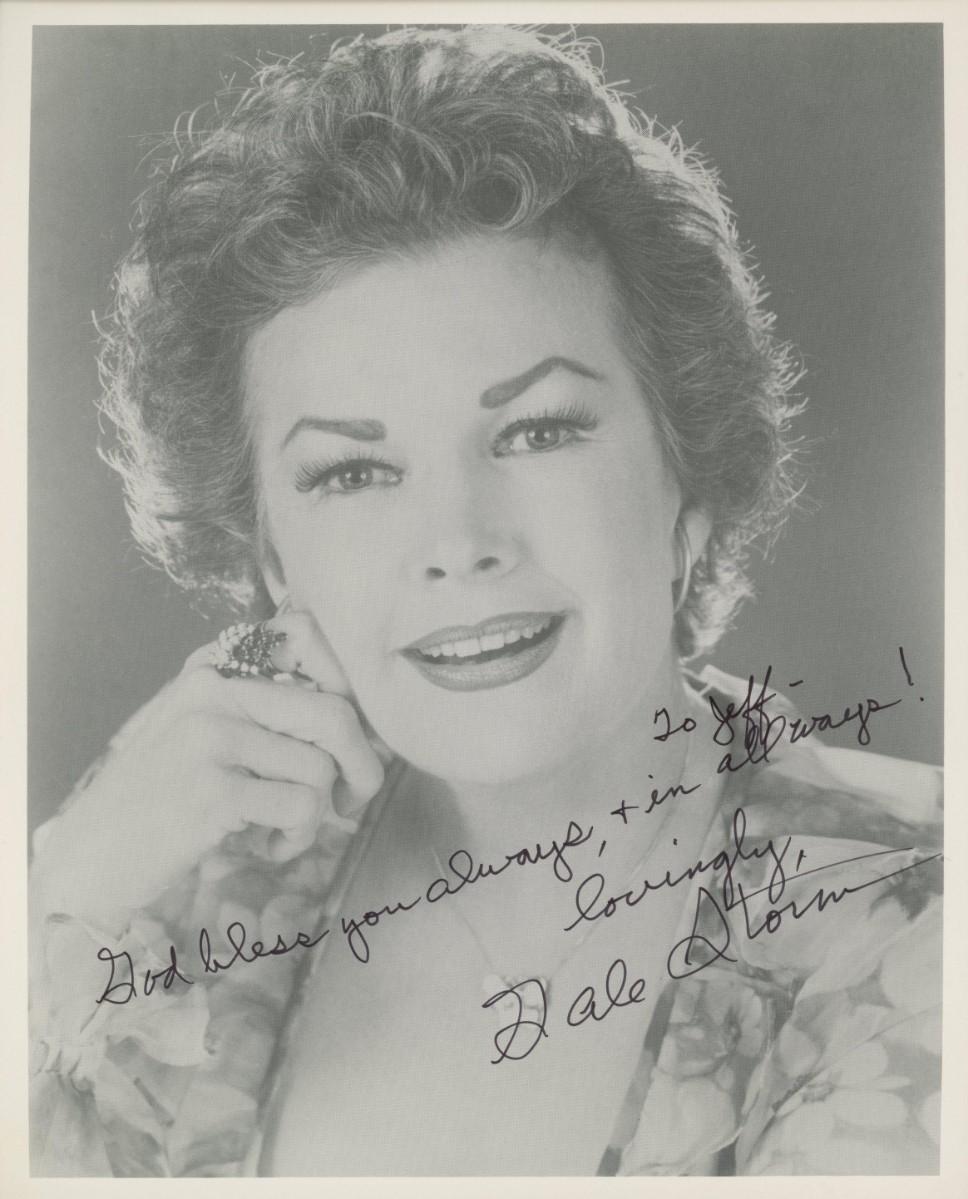 Gale Storm signed photo | EstateSales.org