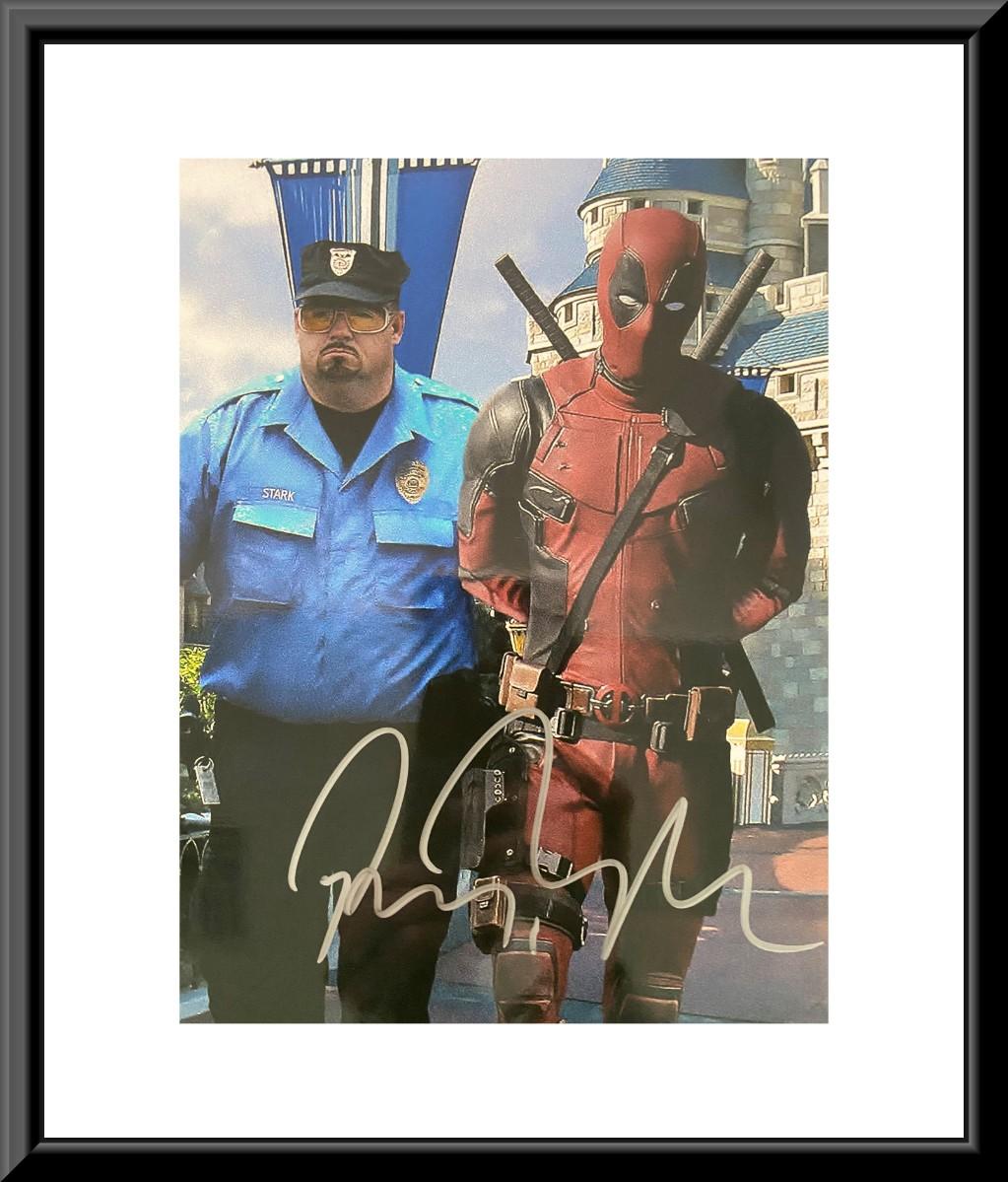 Deadpool Ryan Reynolds signed movie photo | EstateSales.org