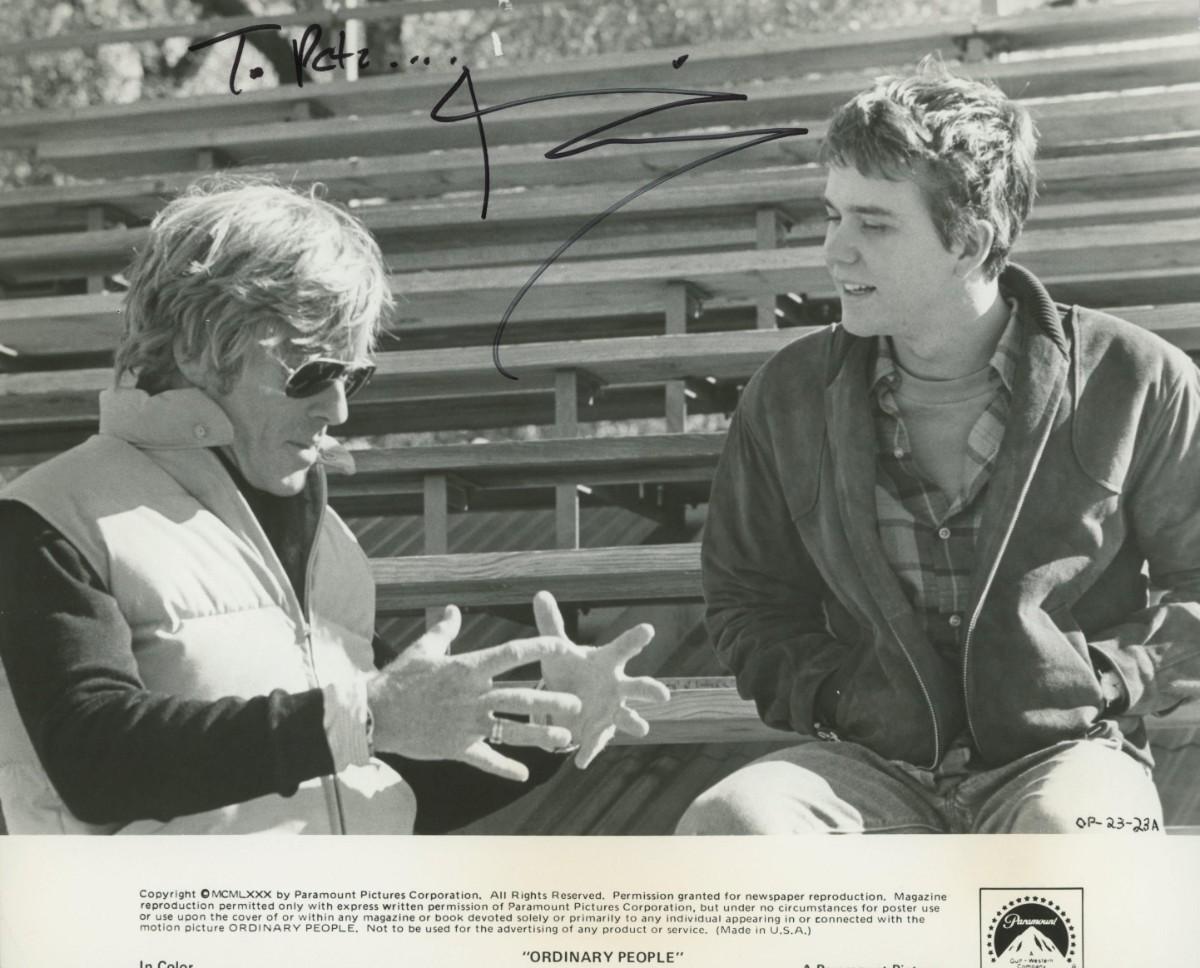 Ordinary People Timothy Hutton signed movie photo | EstateSales.org