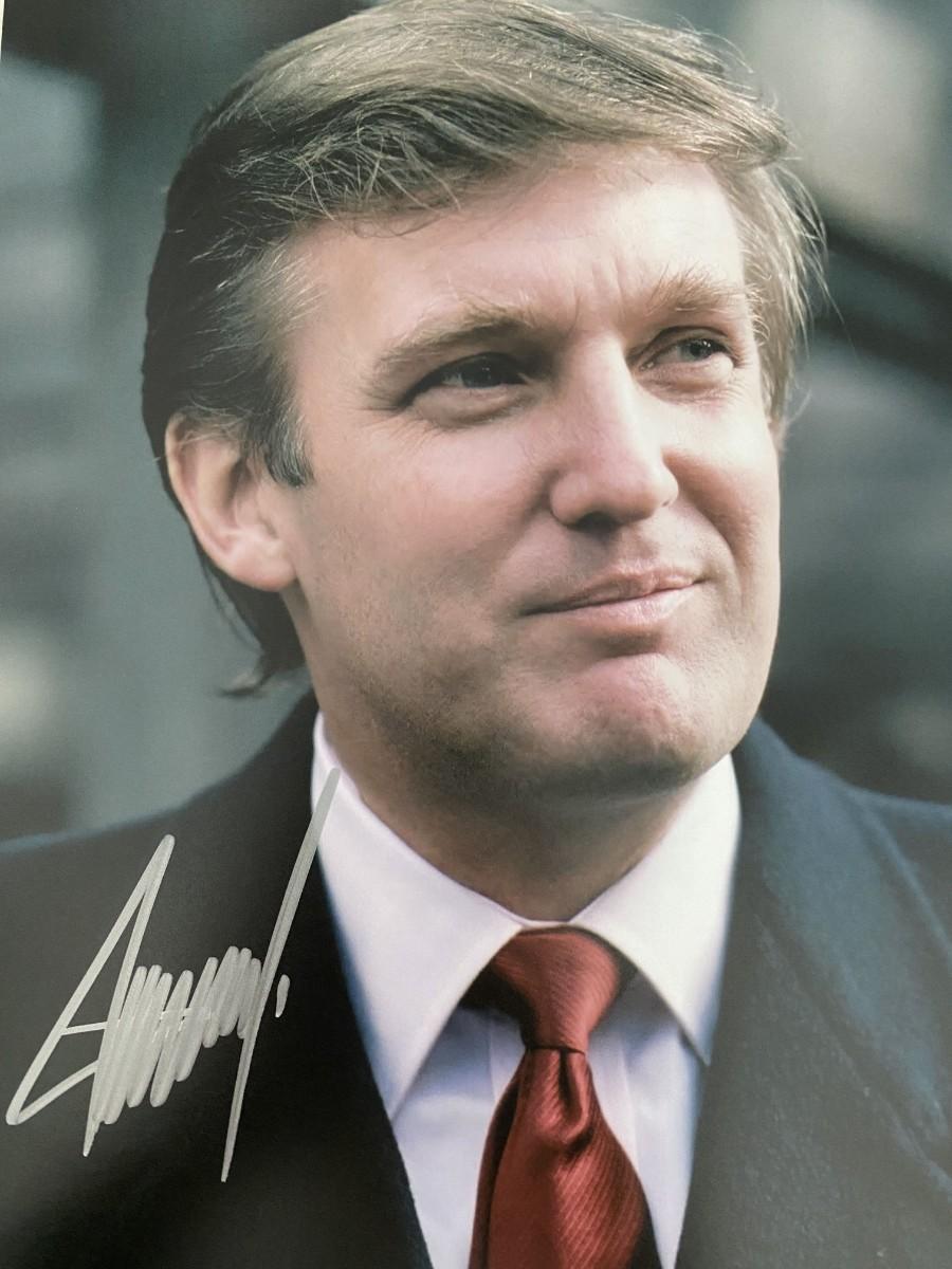 Donald Trump signed photo | EstateSales.org