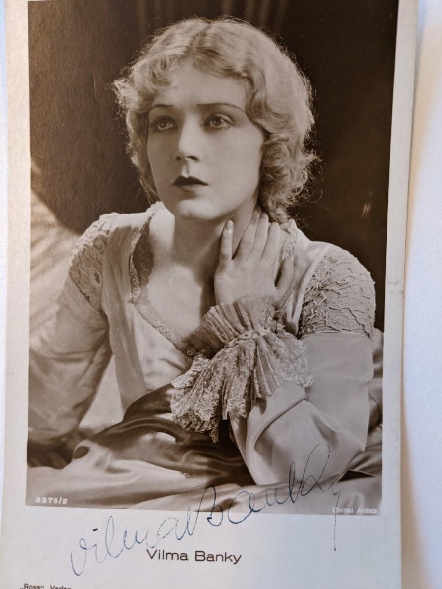 Vilma Banky Autographed Photo | EstateSales.org