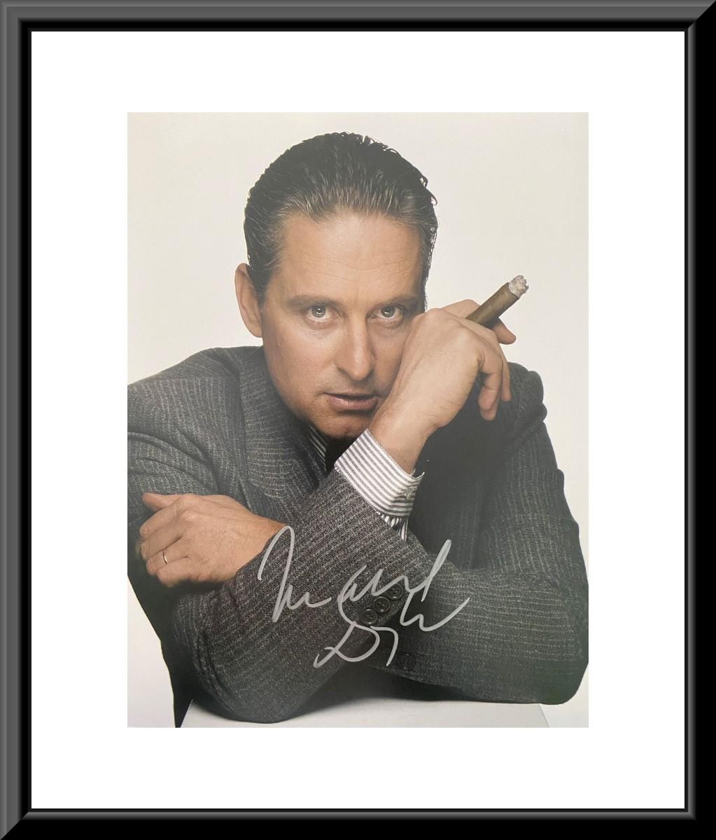 Wall Street Michael Douglas signed movie photo | EstateSales.org