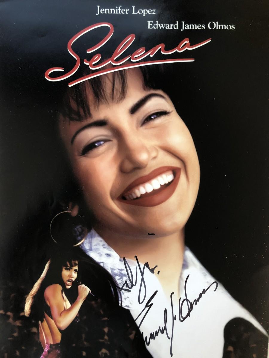 Selena signed mini movie poster | EstateSales.org