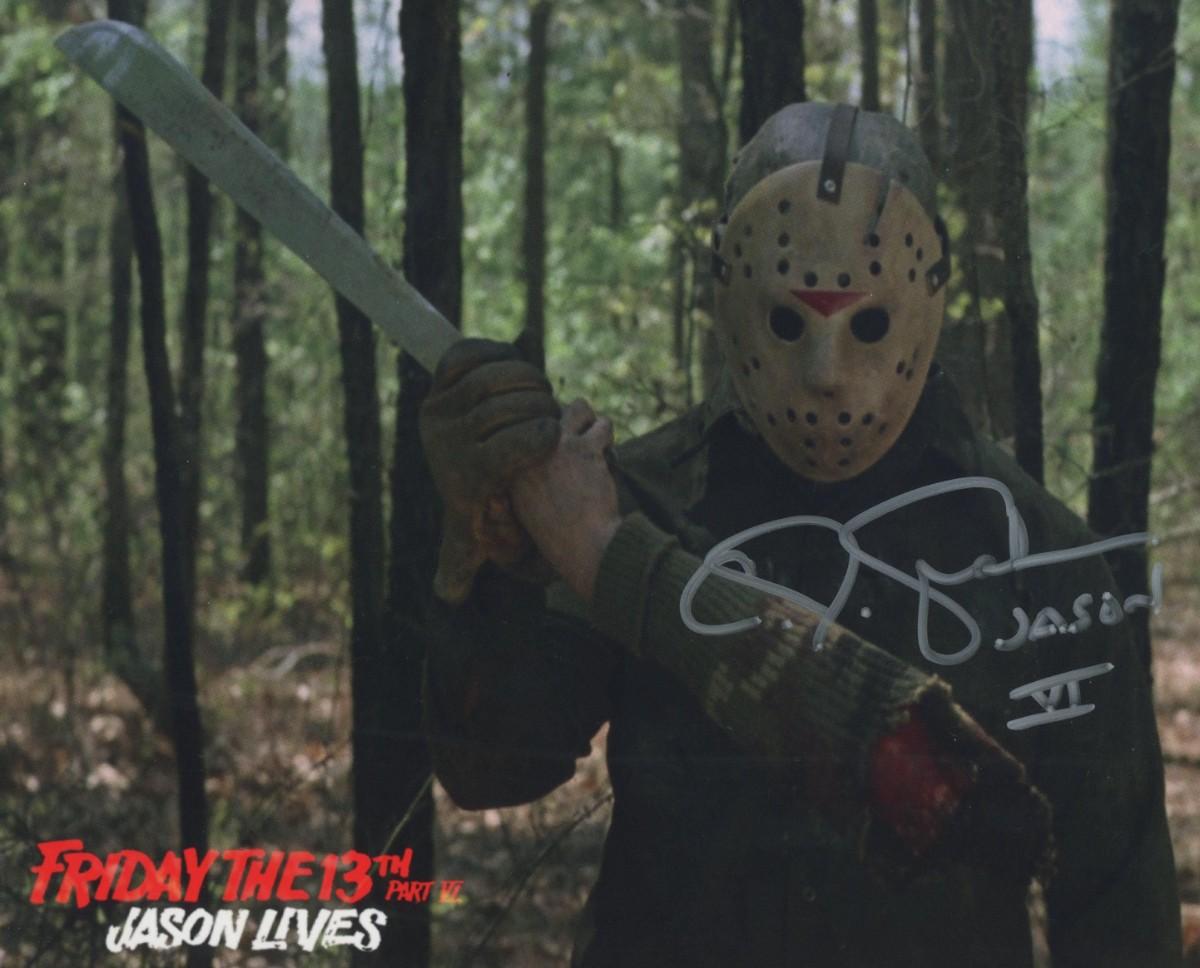 Friday the 13th Part VI Jason Lives signed movie photo | EstateSales.org