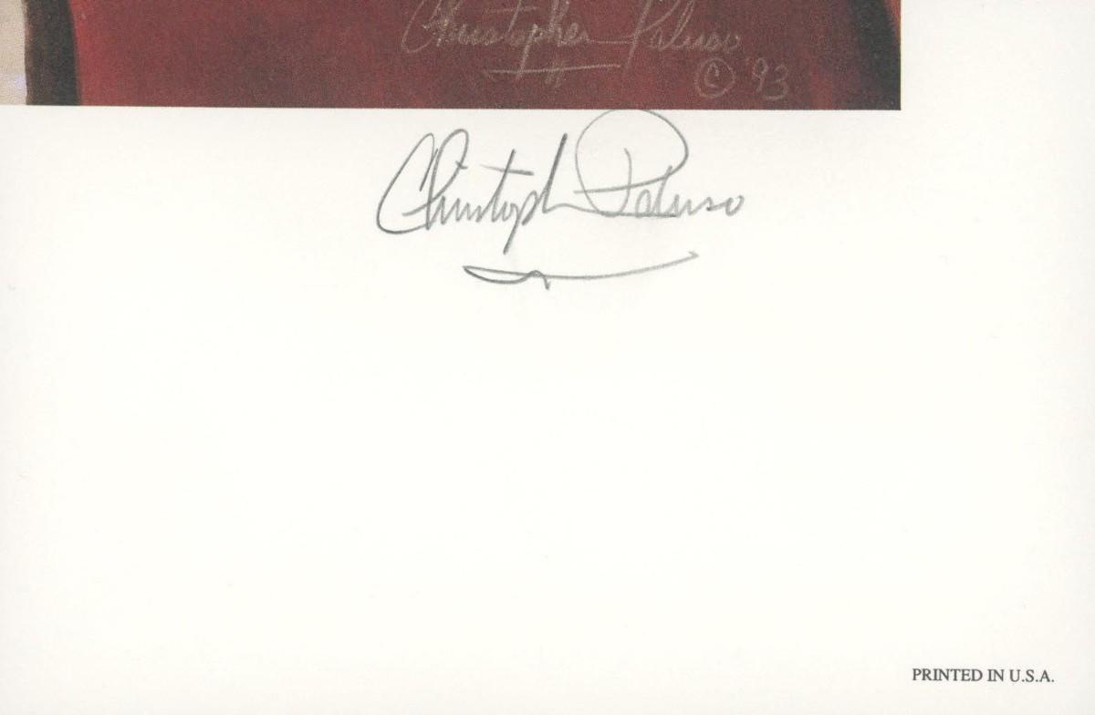 Christopher Paluso signature | EstateSales.org