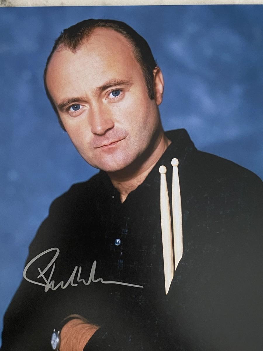 Phil Collins signed photo | EstateSales.org