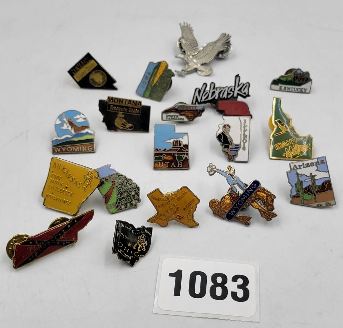 Mixed State Lapel Pins | EstateSales.org