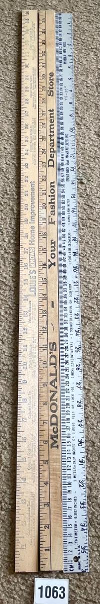 Vintage Yardstick Bundle 3 | EstateSales.org