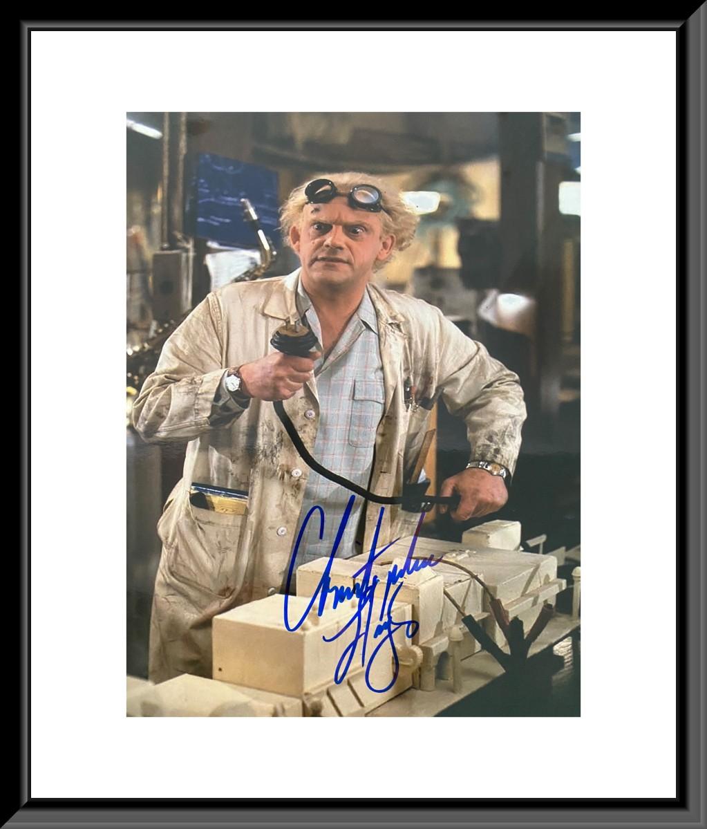 Back to the Future Christopher Lloyd signed movie photo | EstateSales.org