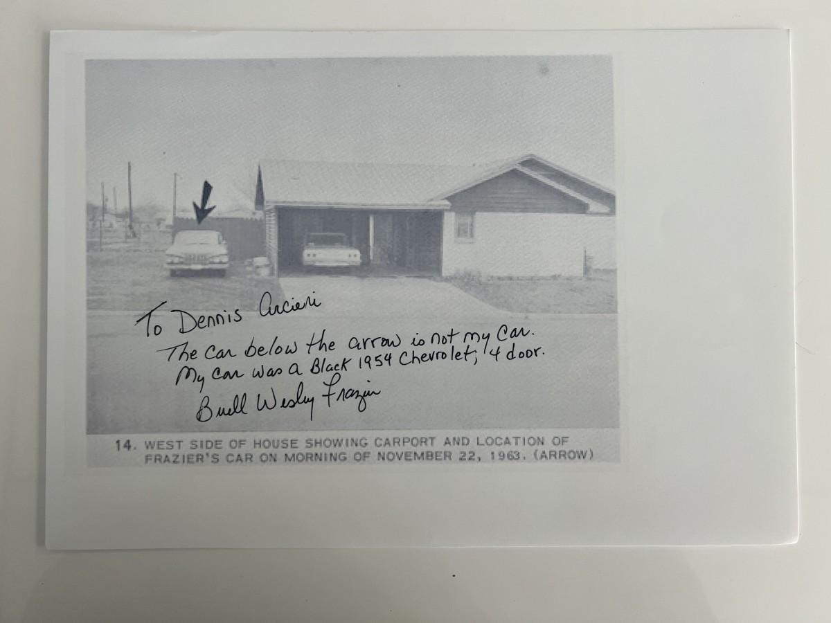 JFK assassination Buell Wesley Frazier signed photo | EstateSales.org