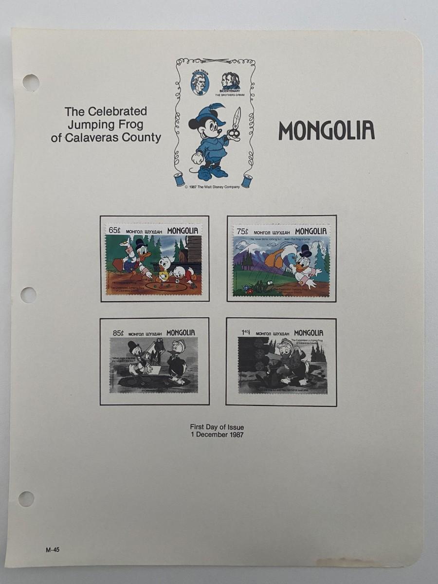 Walt Disney The Celebrated Jumping Frog of Calaveras County. Mongolia ...