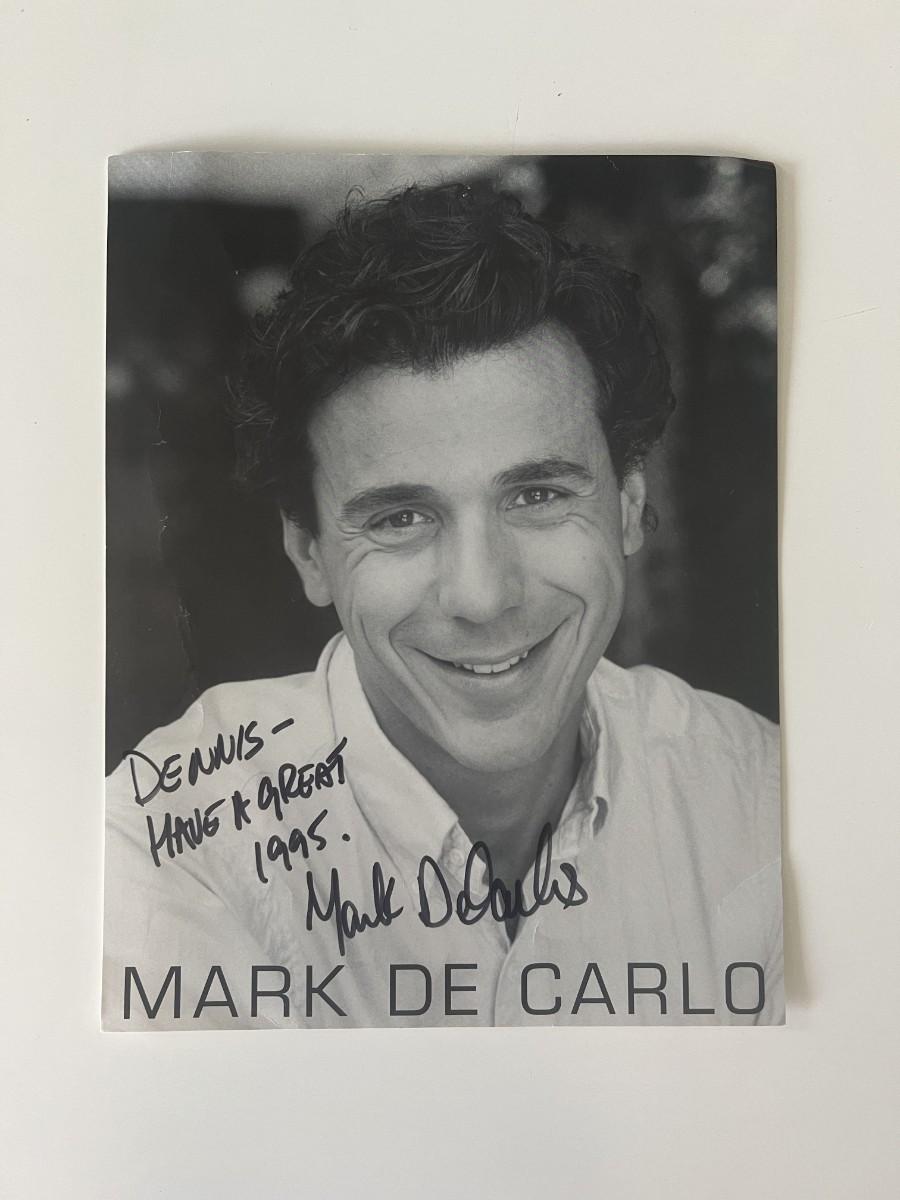 Mark De Carlo signed photo | EstateSales.org