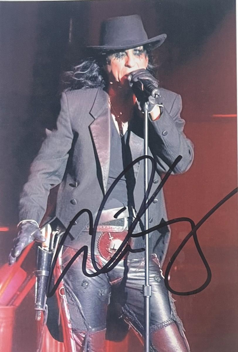 Alice Cooper signed photo | EstateSales.org