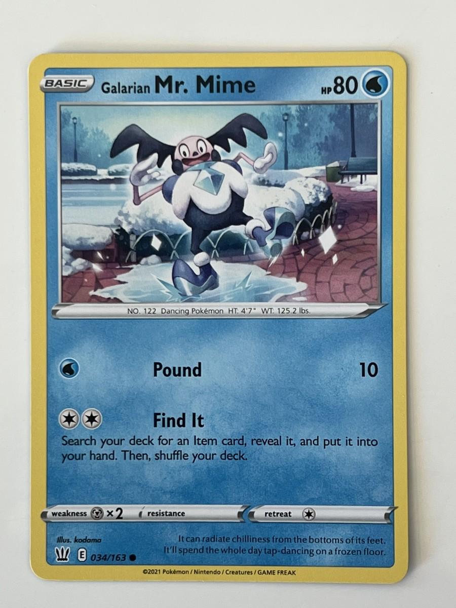 Pokemon Card Mint Plus Galarian Mr. Mime | EstateSales.org
