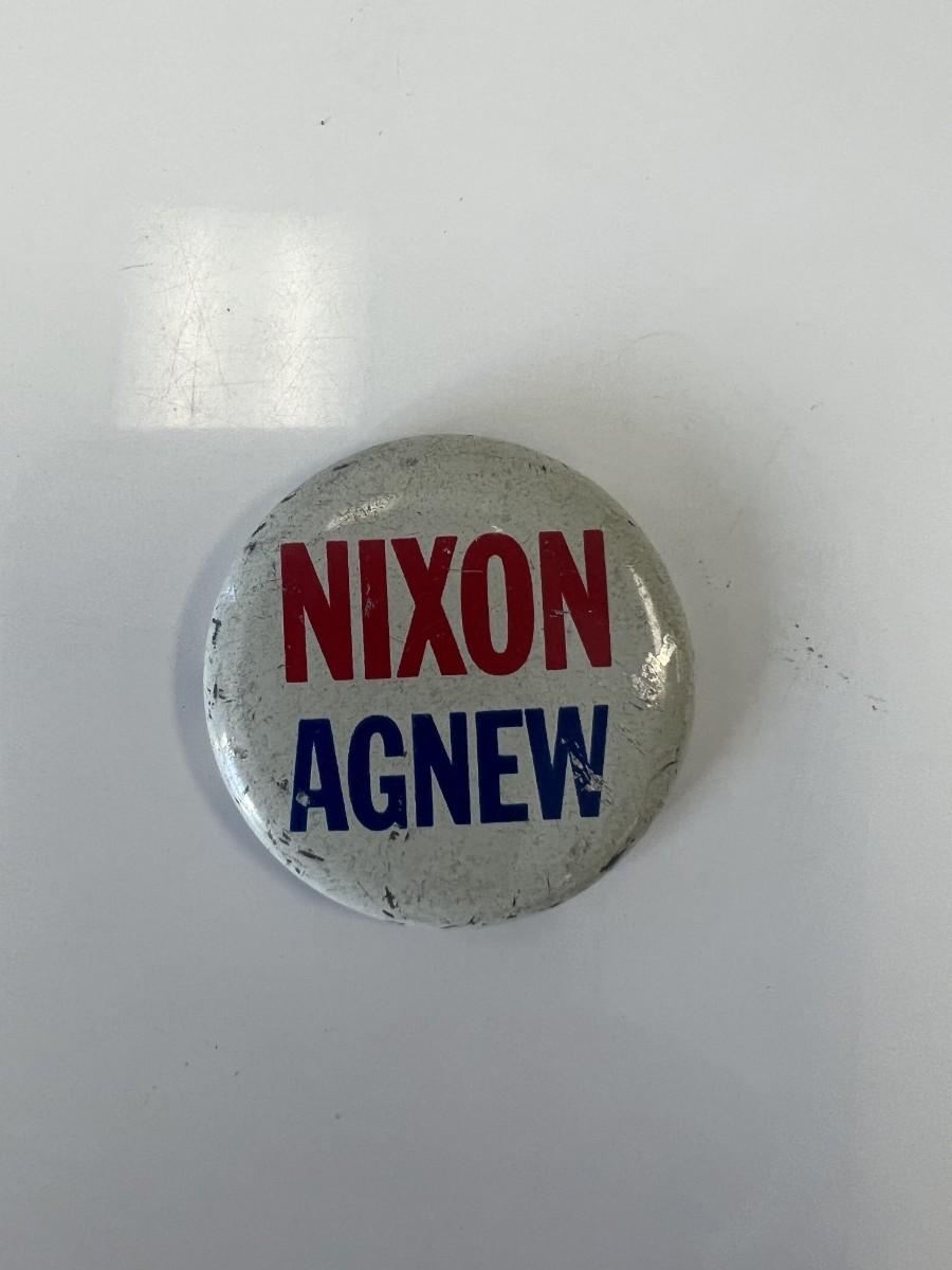 Nixon- Agnew presidential campaign pin | EstateSales.org