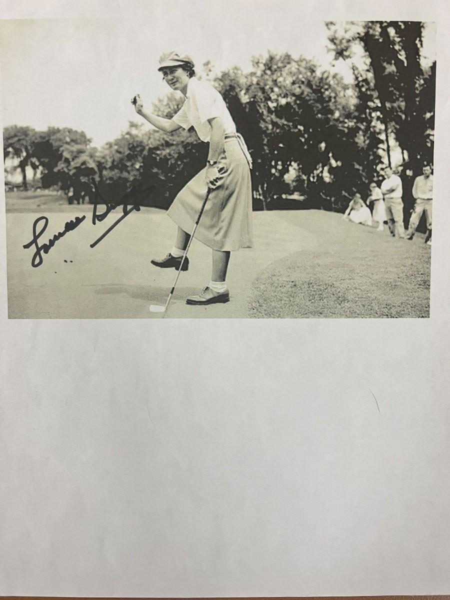 LPGA Tour founder Louise Suggs signed photo | EstateSales.org