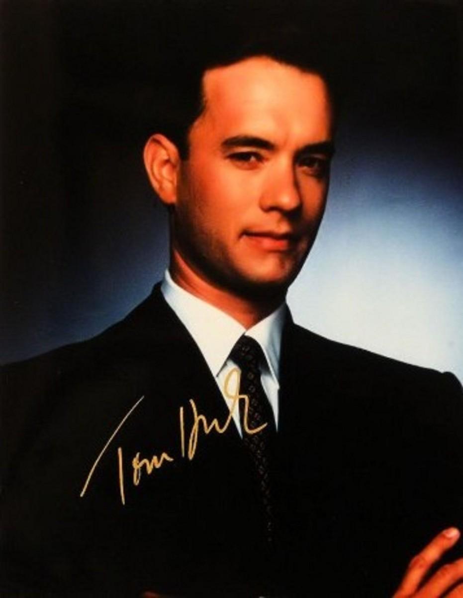 Tom Hanks signed portrait photo | EstateSales.org