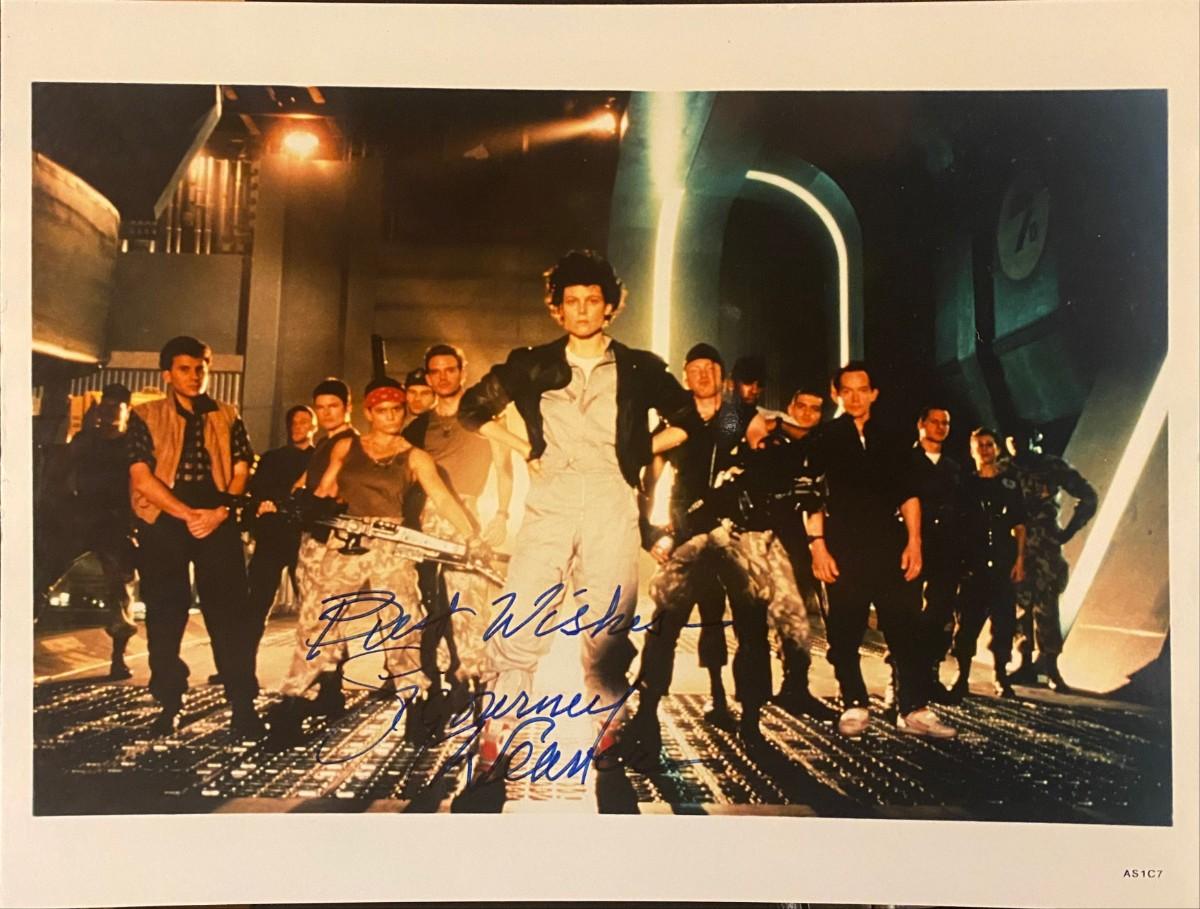Aliens Sigourney Weaver signed movie photo | EstateSales.org