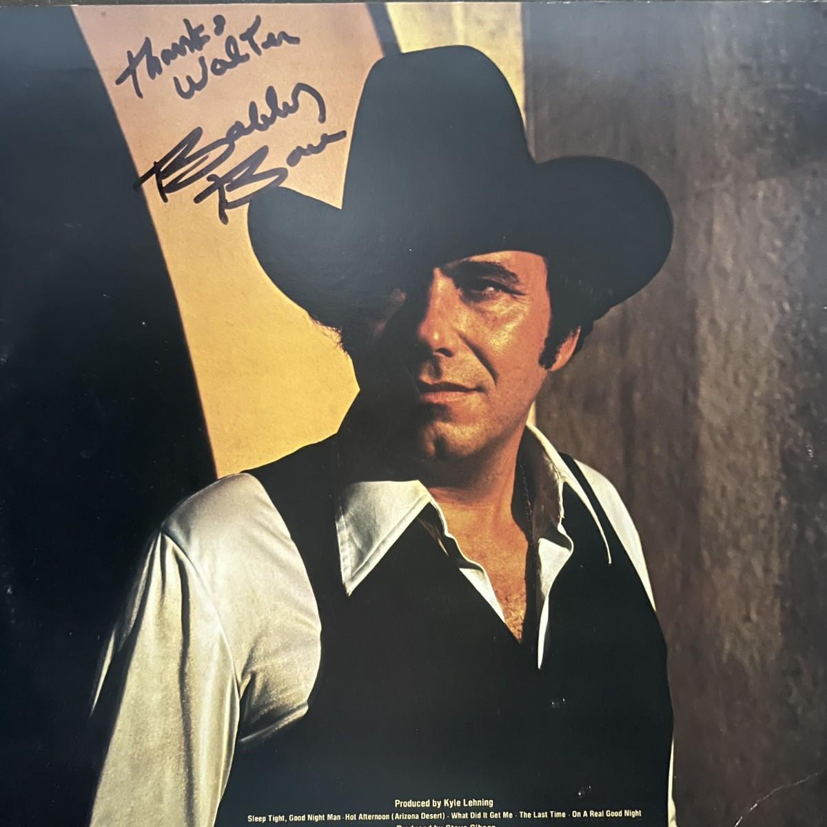 Bobby Bare Sleeper Wherever I Fall signed album | EstateSales.org