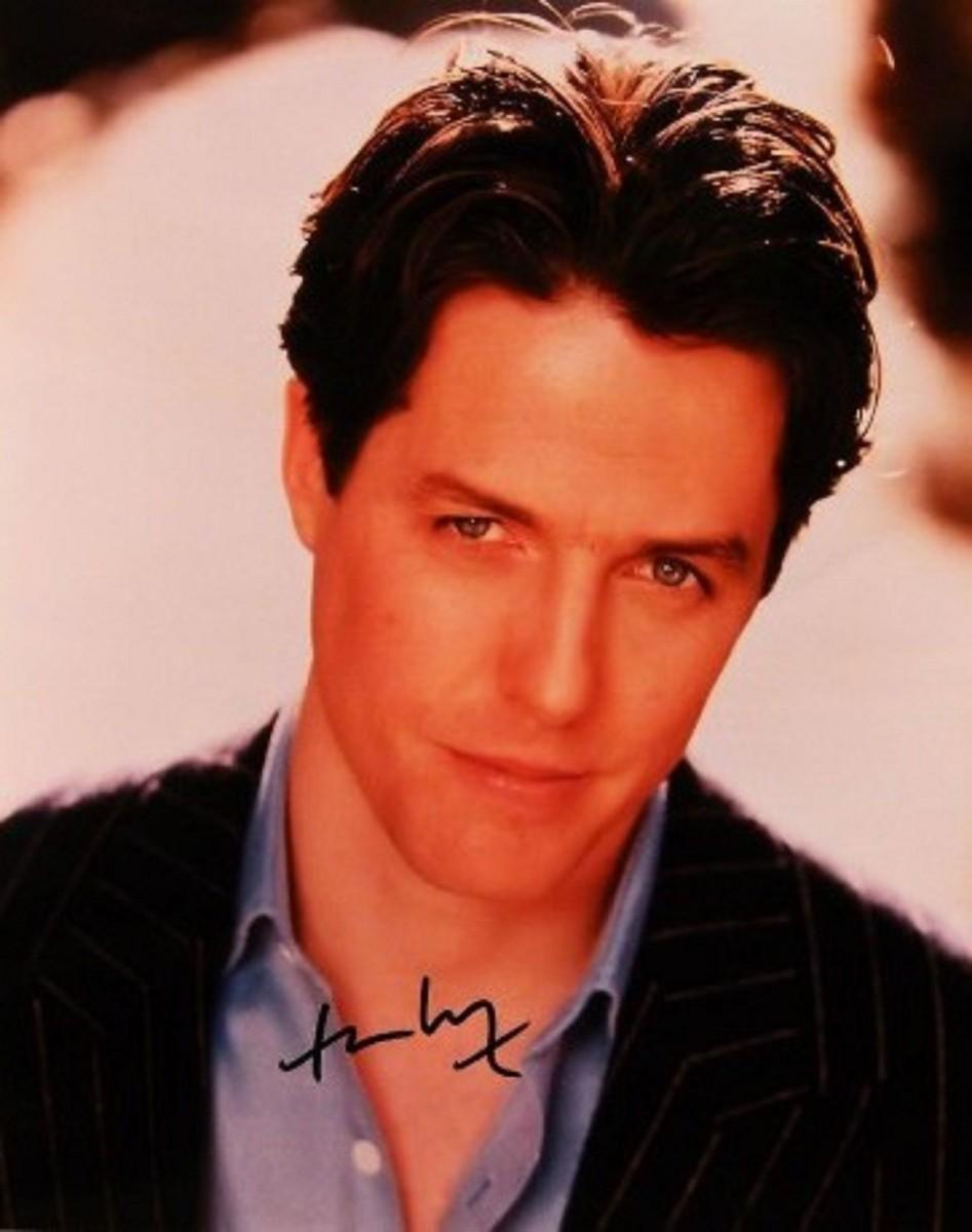 Hugh Grant Jr. signed portrait photo | EstateSales.org