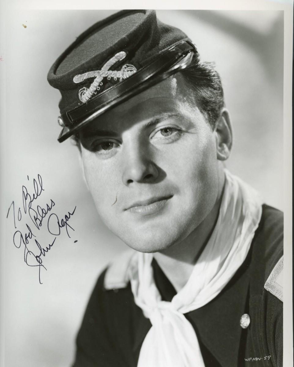 John Agar signed Sands of Iwo Jima photo | EstateSales.org