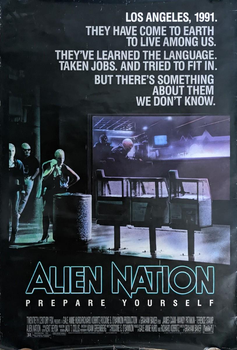 Alien Nation 1988 Original One Sheet Movie Poster | EstateSales.org