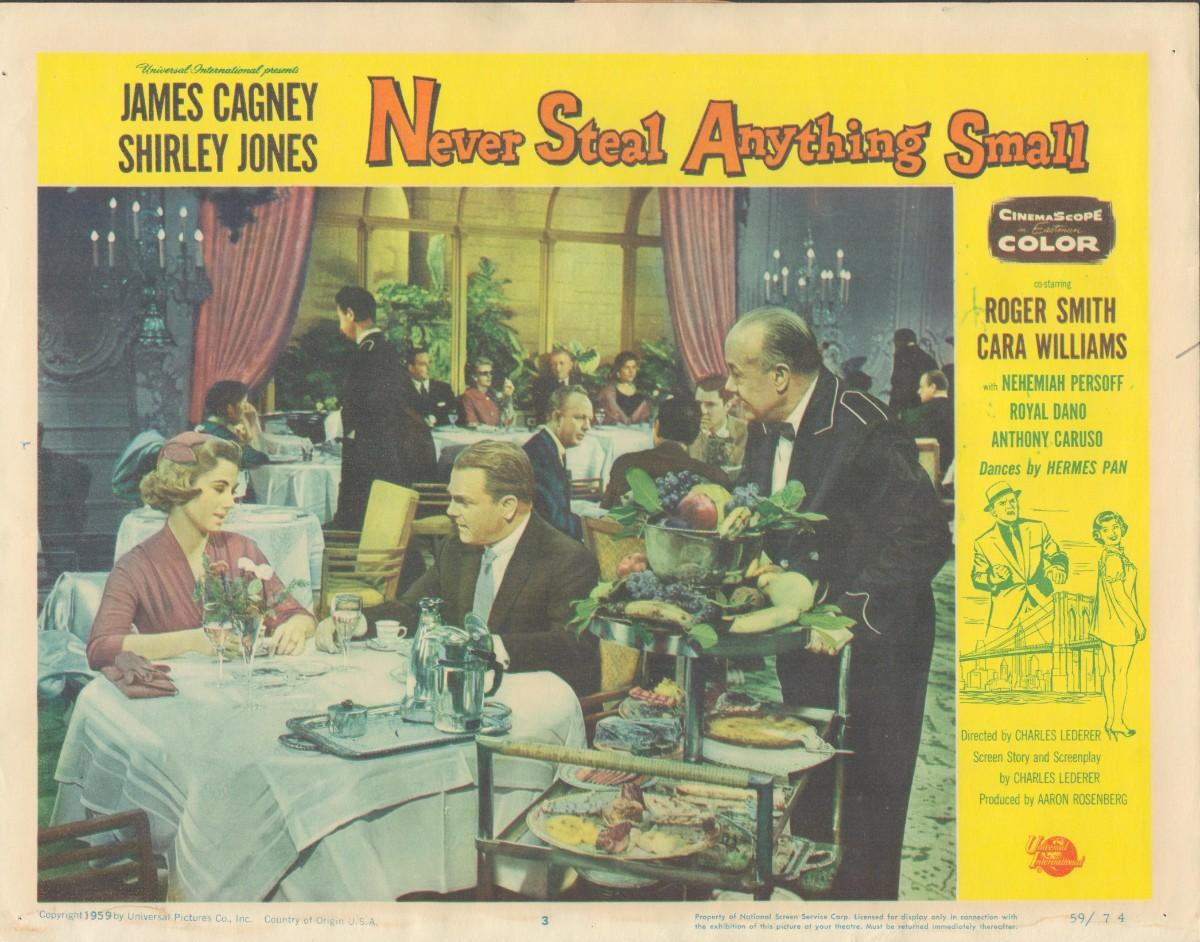 Never Steal Anything Small set of 8 original 1959 vintage lobby cards. 11x14 inches ...