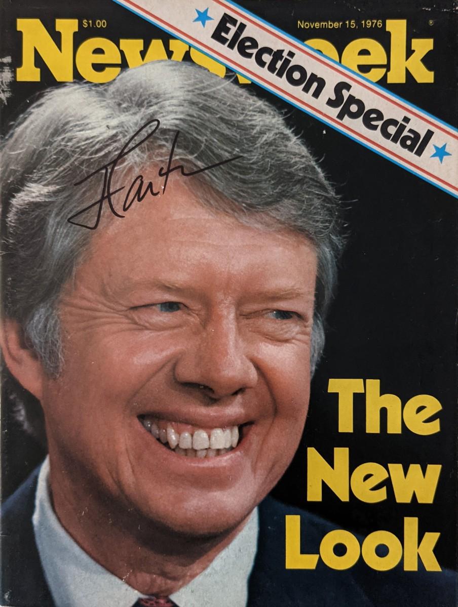 Newsweek Magazine 1976 Election Special signed by Jimmy Carter ...