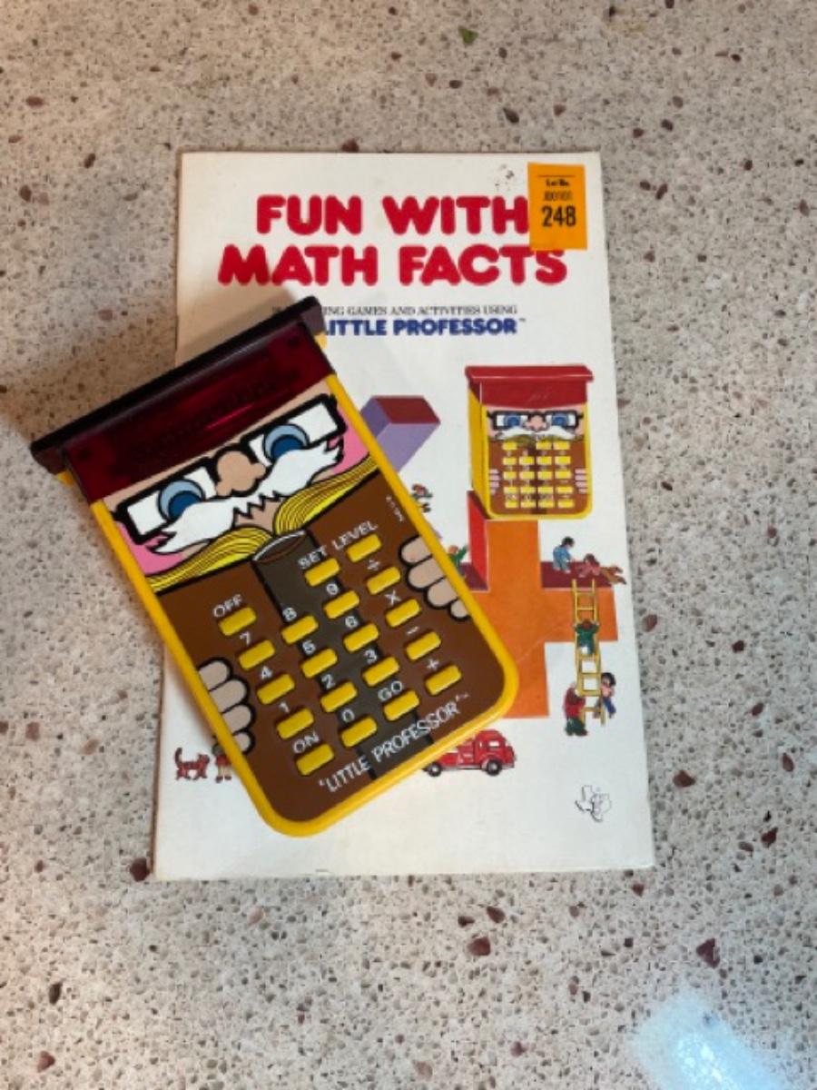 Vintage Texas Instruments “Little Professor” calculator | EstateSales.org Vintage Texas Instruments “Little Professor” calculator | EstateSales.org