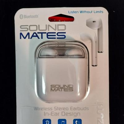 NEW SOUND MATES WIRELESS STEREO EARBUDS | EstateSales.org