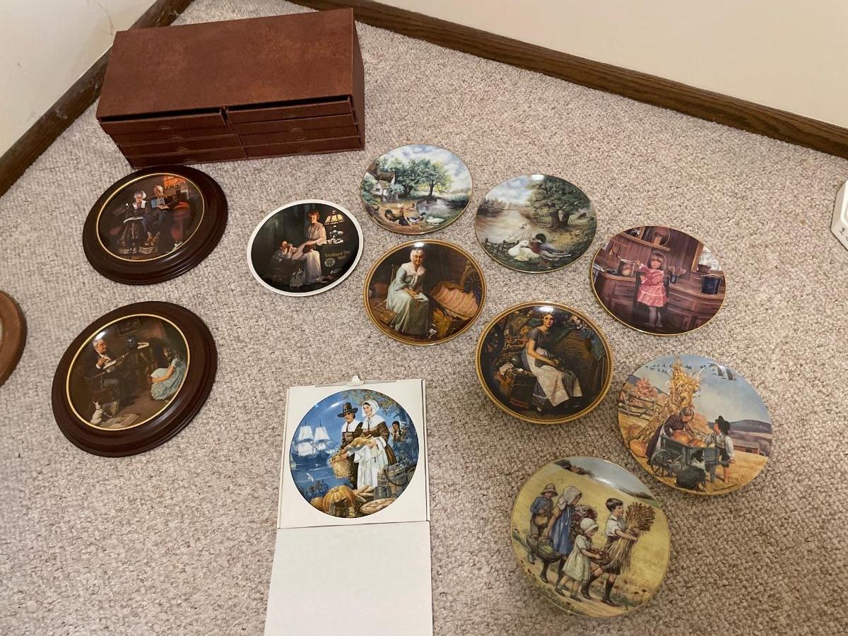 Norman Rockwell plates #1 | EstateSales.org