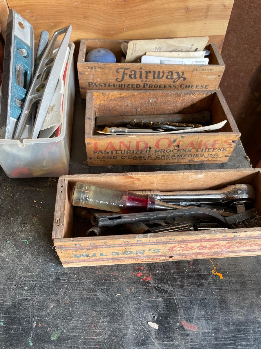 Vintage boxes of tools | EstateSales.org