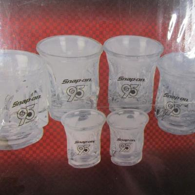 Snap-On 95th Anniversary Glass Set Choice 2 | EstateSales.org