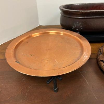 Mixed Lot of Wood Display Planter Pot Stands and Bases | EstateSales.org