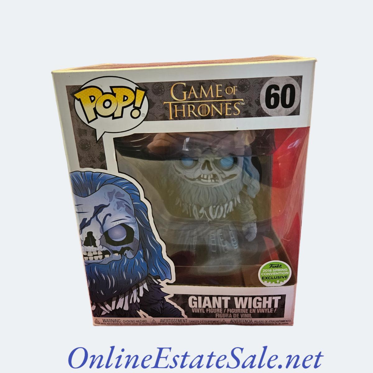 #60 GAME OF THRONES GIANT WIGHT | EstateSales.org