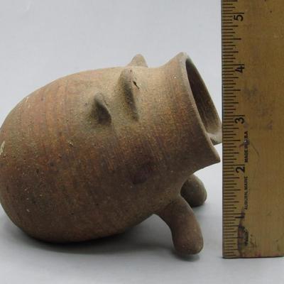 Vintage Midcentury Wide Mouth Frog Pig Animal Primitive Pottery Decor ...