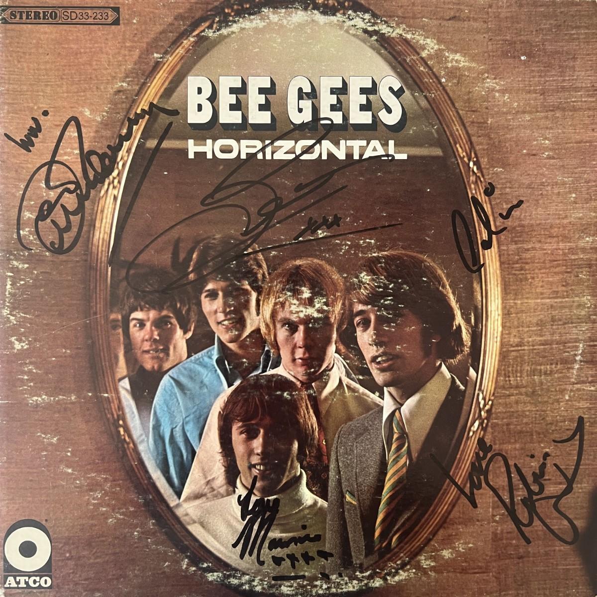 Bee Gees Horizontal signed album cover | EstateSales.org