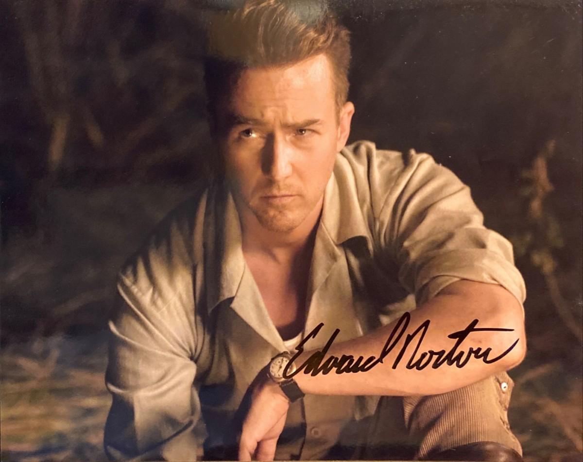 Ed Norton signed photo | EstateSales.org