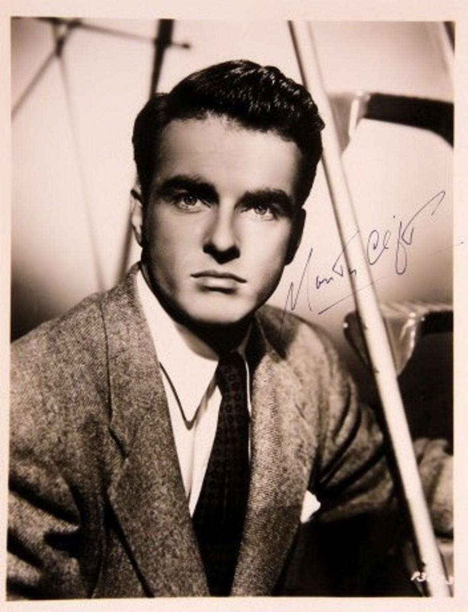 Montgomery Clift signed portrait photo | EstateSales.org