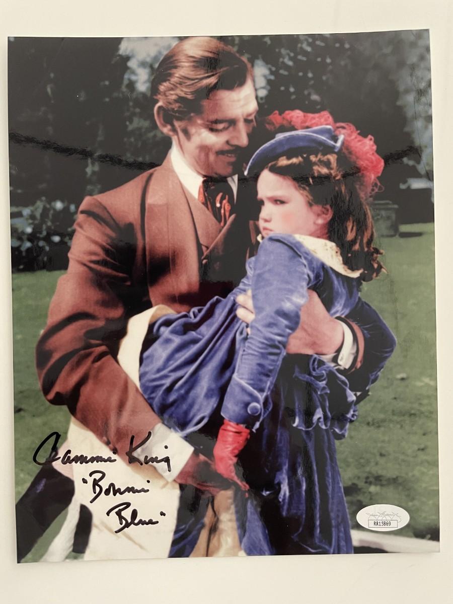 Gone With The Wind Cammie King Signed Photo Jsa